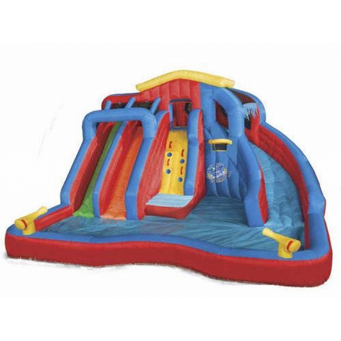 Inflatable Water Gun Slide Swimming Splash Pool Banzai For Sale，Buy ...